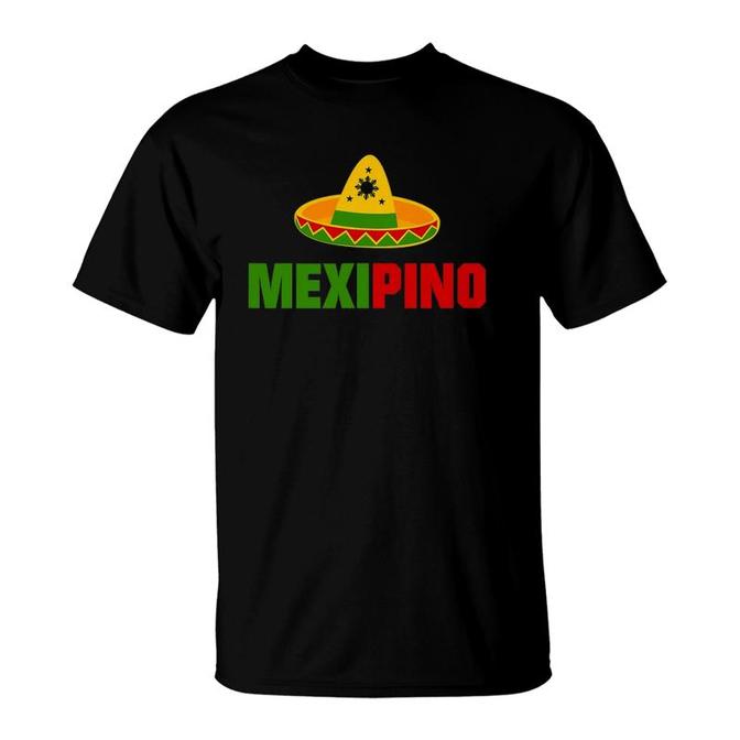 Mexipino Retro Mexican Filipino Heritage Mexico Philippines T-Shirt | Mazezy