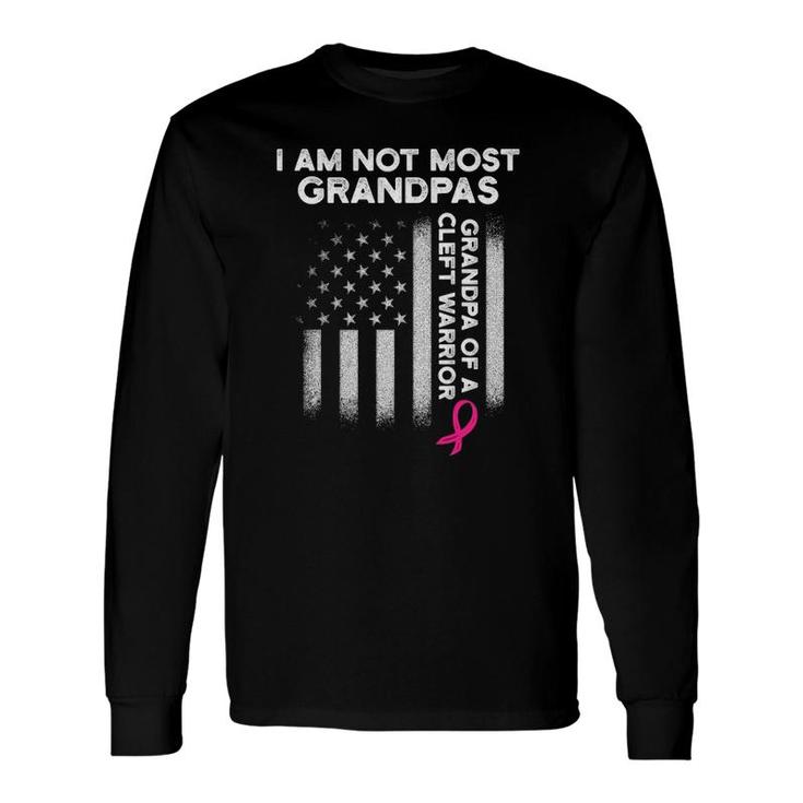 Cleft Palate Lip Most Grandpa Cleft Strong Awareness Long Sleeve T ...