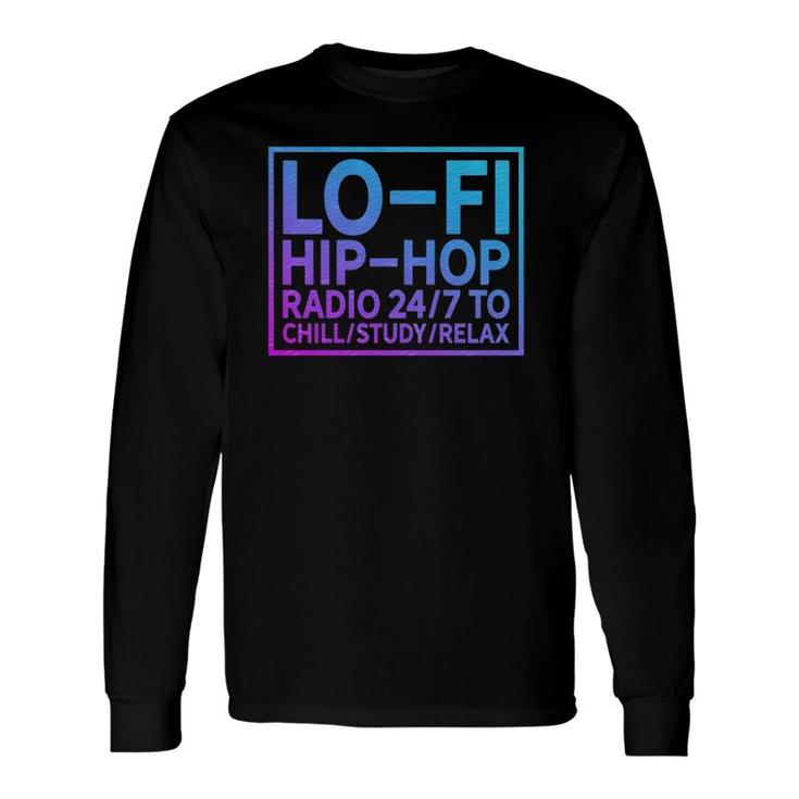 Lo-Fi Hip Hop Chillhop Long Sleeve T-Shirt | Mazezy