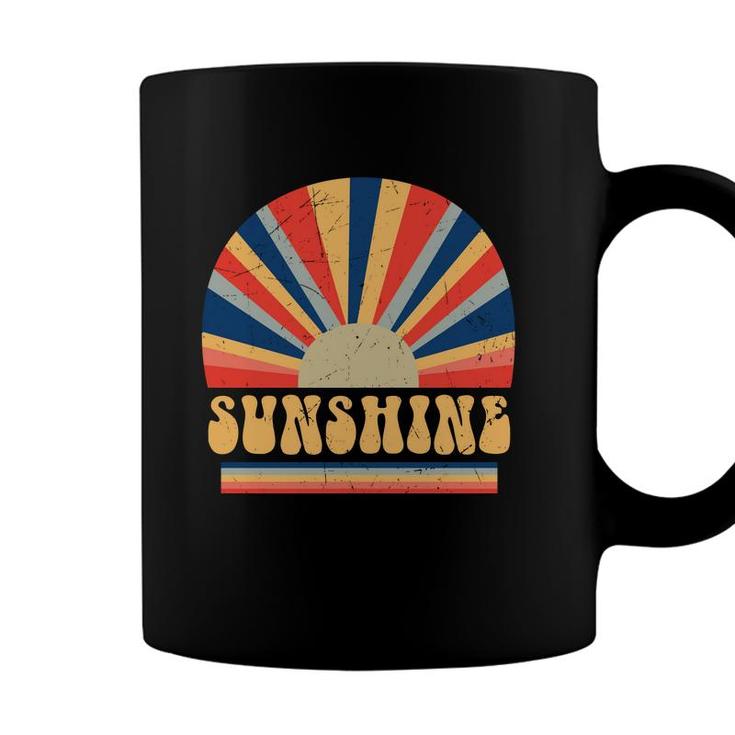 Retro 80S Style Hippie Sunshine 80S 90S Lovers Coffee Mug | Seseable