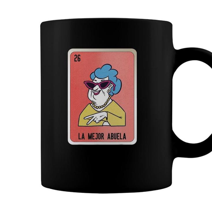 La Mejor Abuela Mexican Lottery Bingo Cards Coffee Mug Seseable