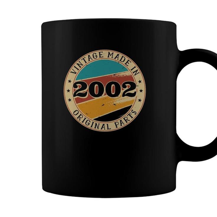 19Th Birthday Retro Vintage 19 Years Old Made In 2002 Gift Coffee Mug ...