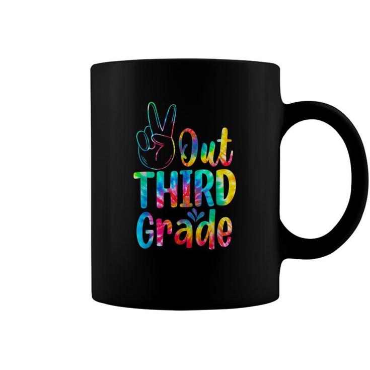 Peace Out 3Rd Grade Tie Dye Graduation Class Of 2022 Senior Coffee Mug ...
