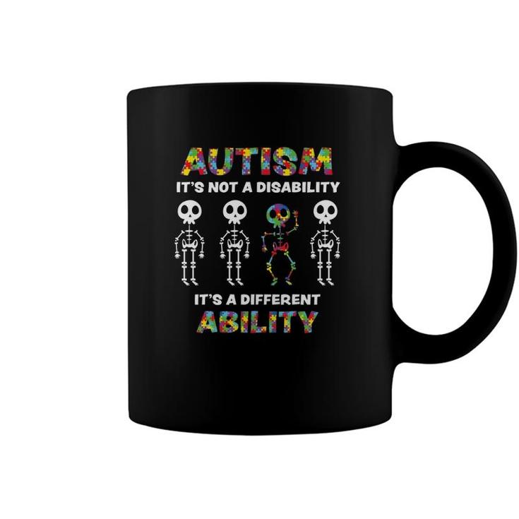 Autism Awareness Autism Support Skeletons Coffee Mug | Mazezy