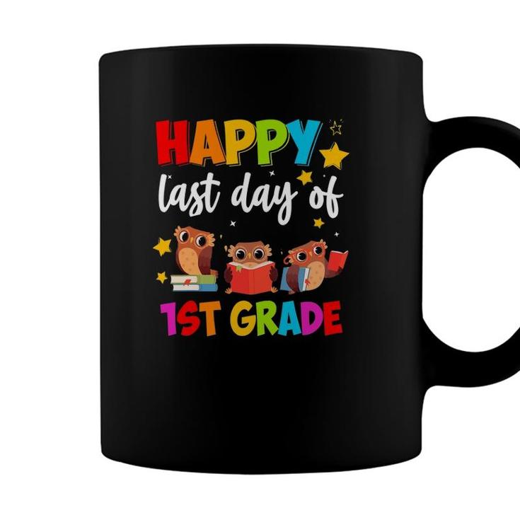 Cute Owls Happy Last Day Of 1St Grade Coffee Mug - Seseable