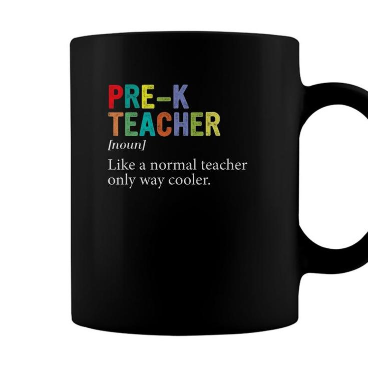 Cute Pre K Teacher Funny Back To School Teacher Student Coffee Mug ...