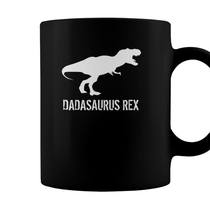 Dadasaurus Dinosaur Rex Fathers Day New Daddy Gift Coffee Mug - Seseable