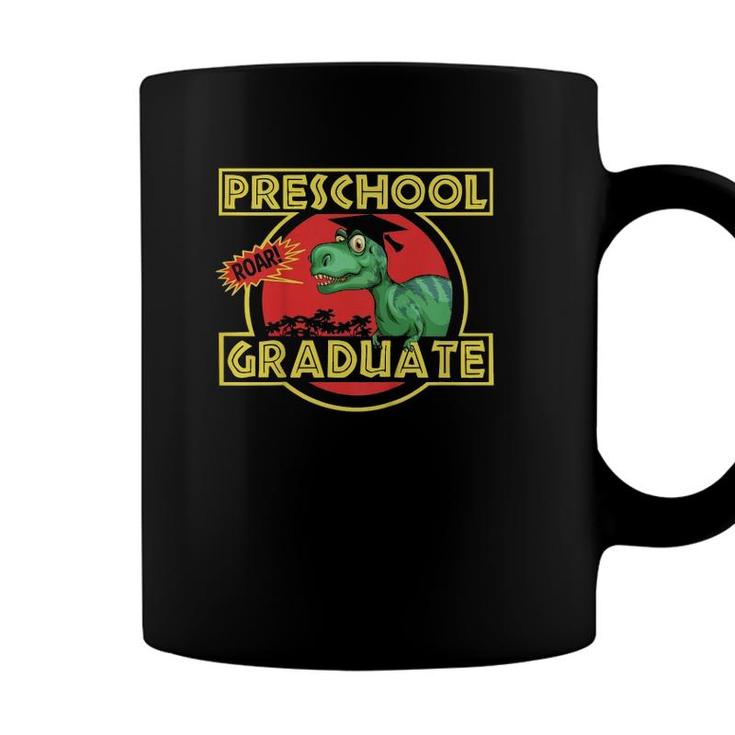 Kids Preschool Graduation Dinosaur Dino Graduate Gift Idea Coffee Mug ...