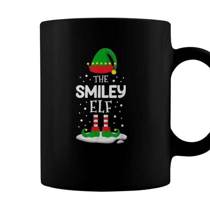 The Smiley Elf Christmas Family Matching Costume Pjs Cute Coffee Mug ...