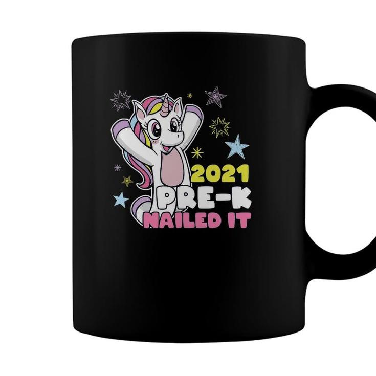 Unicorn Cute Girl Graduation Pre-K 2021 Preschool Graduate Coffee Mug ...
