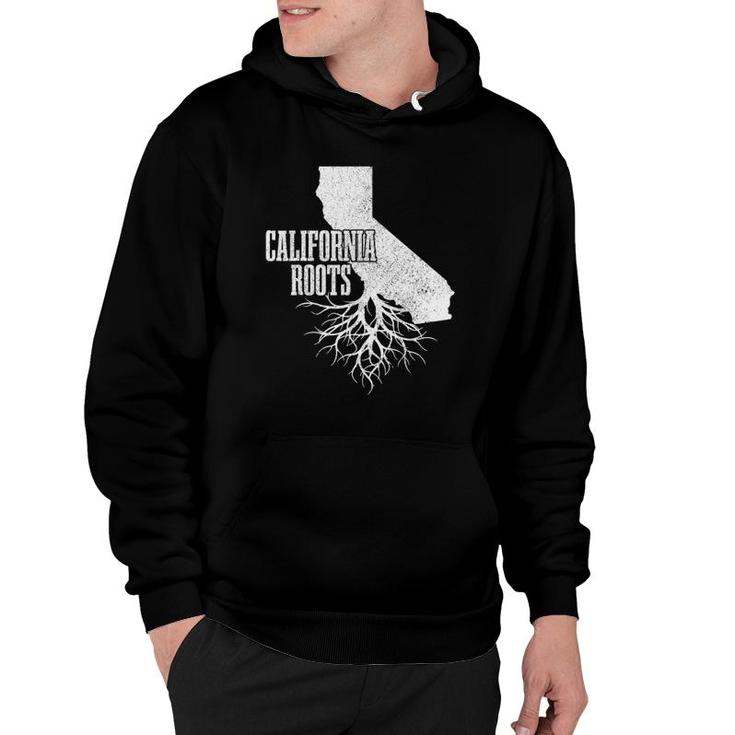 California Roots Vintage Pride State Map Gift Hoodie | Mazezy