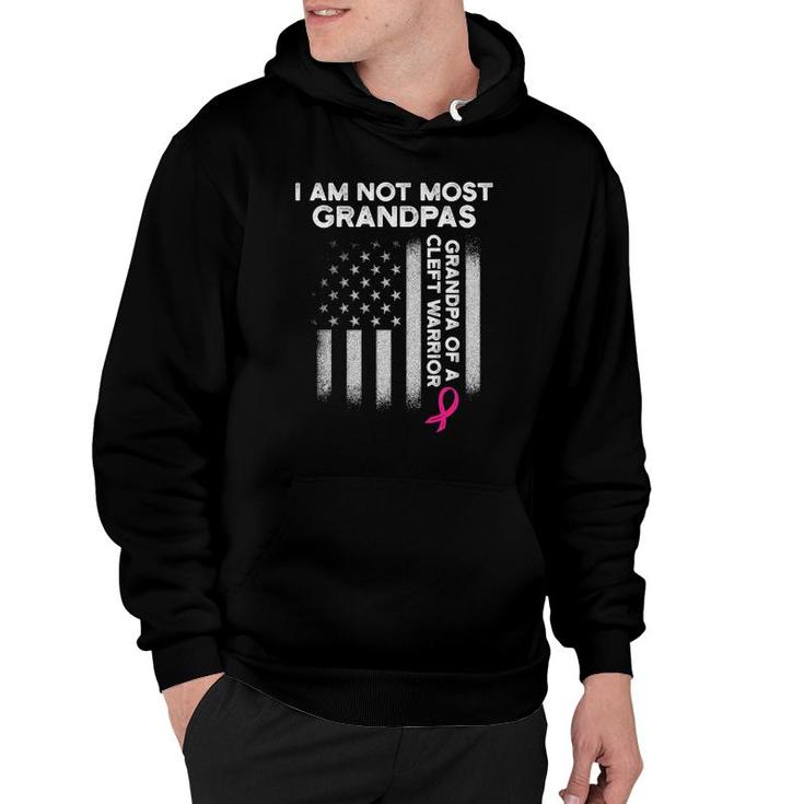 Mens Cleft Palate Lip Most Grandpa Cleft Strong Awareness Hoodie - Seseable