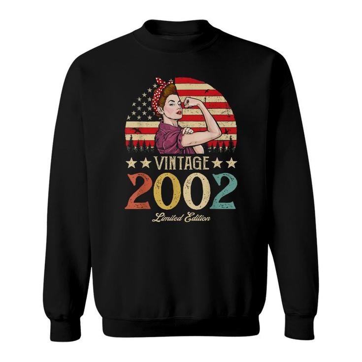 Vintage 2002 Limited Edition 2002 20Th Birthday 20 Years Old Sweatshirt ...