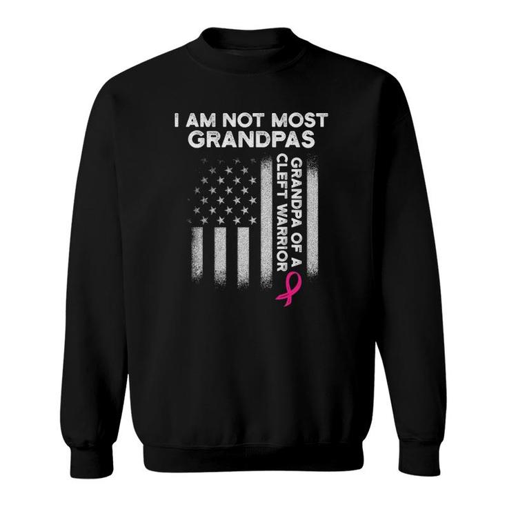 Mens Cleft Palate Lip Most Grandpa Cleft Strong Awareness Sweatshirt ...