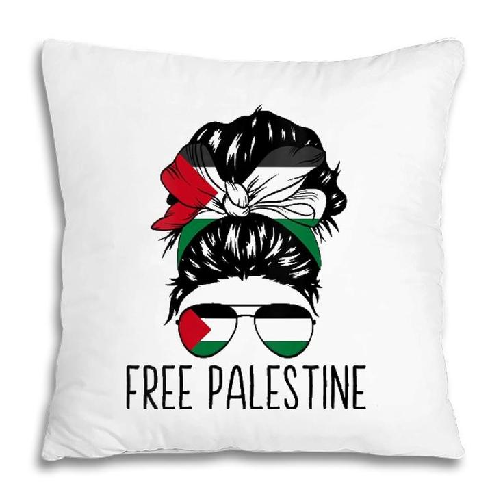 Free Palestine Gaza Palestinian Flag Stand With Falastin Tee V-Neck ...