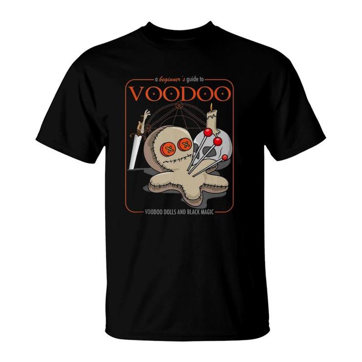 A Beginners Guide To Voodoo Priest Scary Voodoo Magic Doll T-Shirt | Mazezy