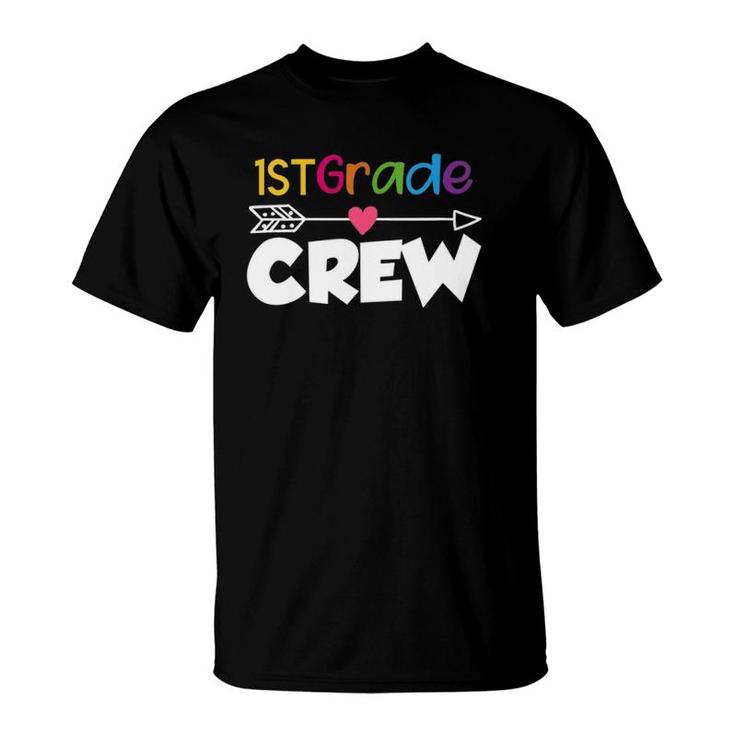 First Grade Crew 1St Grade Teacher Squad First Grade Tribe T-Shirt ...