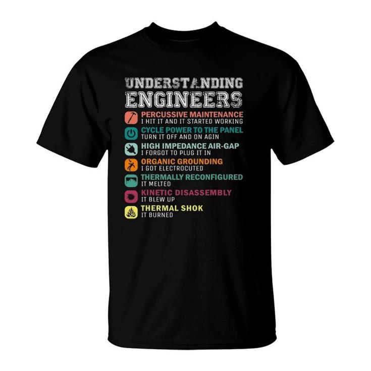 Understanding Engineers Funny Engineering T T-Shirt | Mazezy